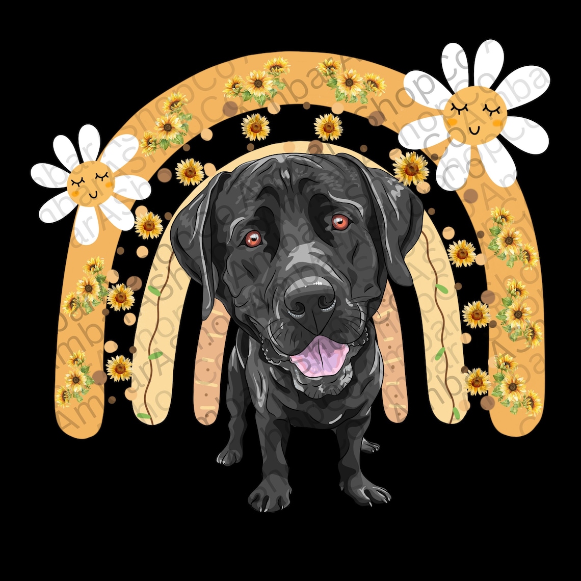Labrador Retriever PNG Black Lab SVG Labrador Rainbow Png Chocolate ...