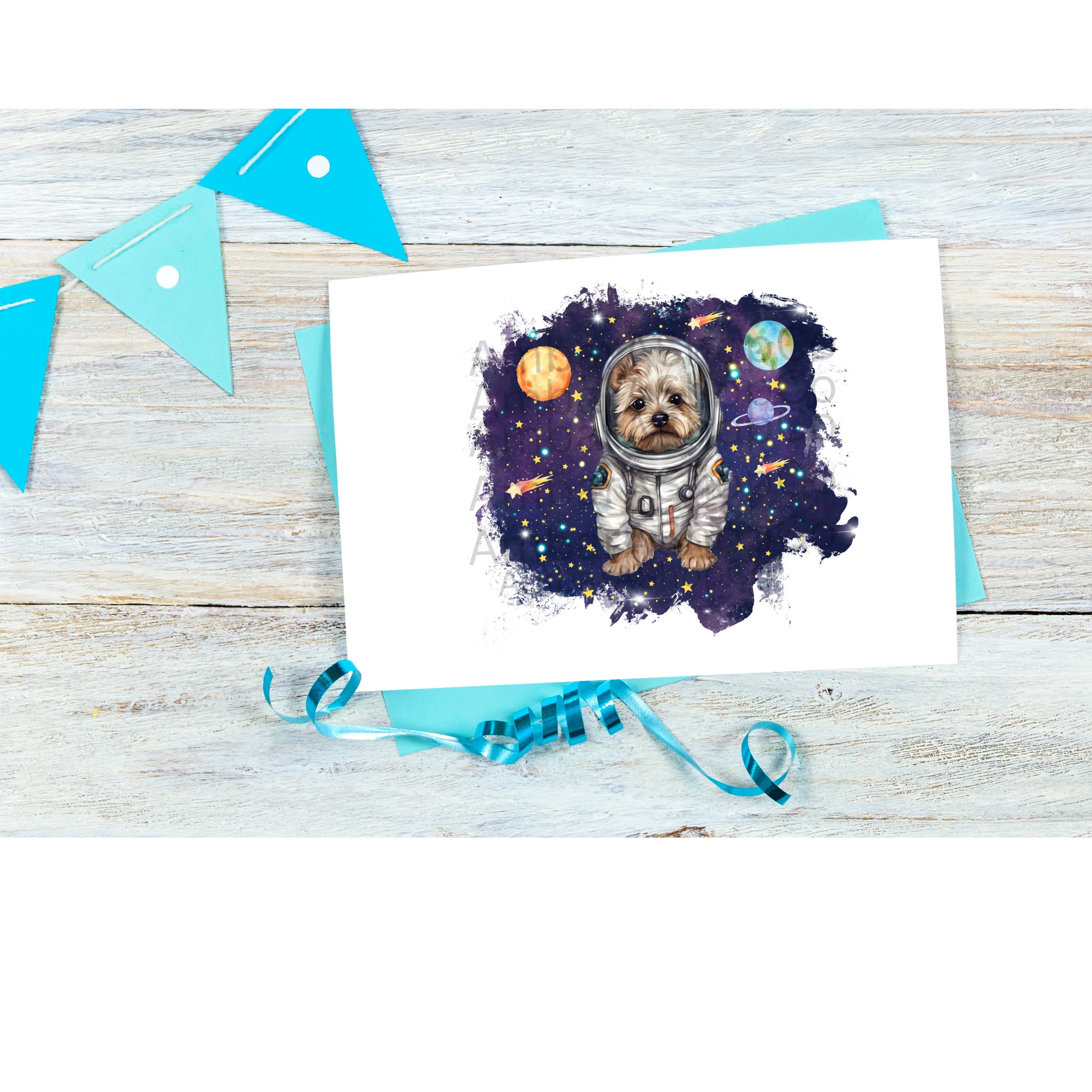 Yorkie in Space Png Yorkshire Terrier Dog Png Yorkie Wearing Spacesuit ...