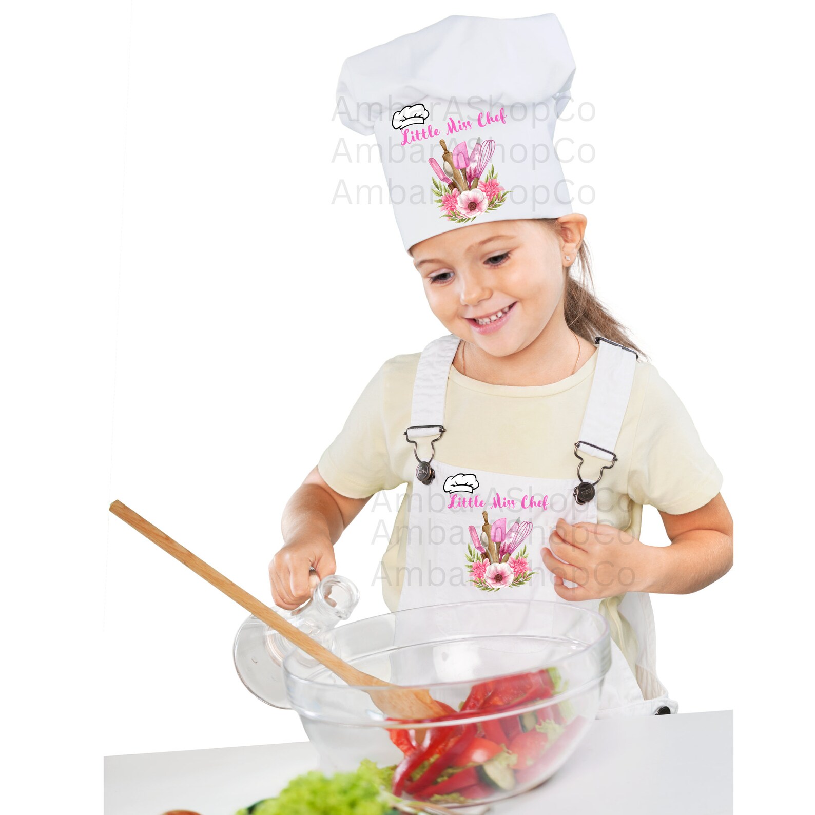 Little Miss Chef PNG Little Girl Cooking PNG Chef Tools PDF Sublimation ...