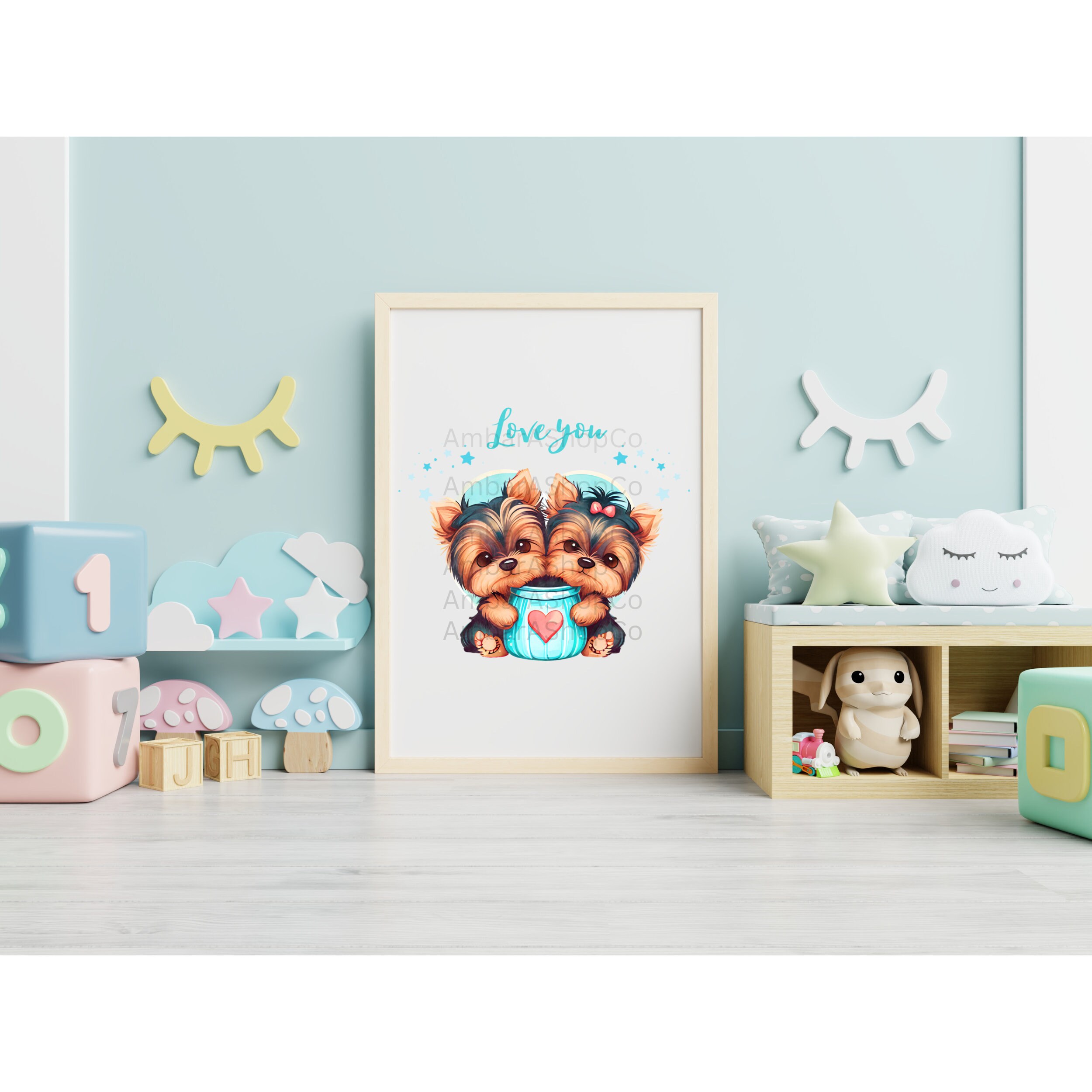 Yorkie Png Yorkie Puppies Png Yorkshire Terrier Mothers Day - Etsy