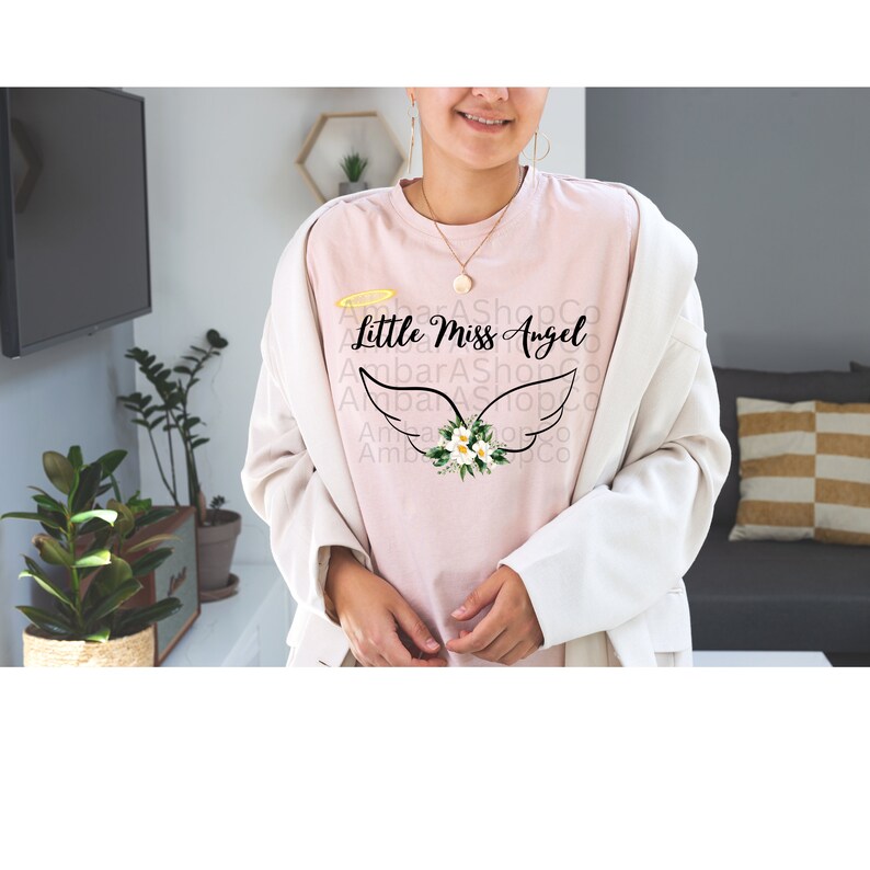 Little Miss Png Angel Wings PNG Halo Png Angel SVG Little Miss Svg ...