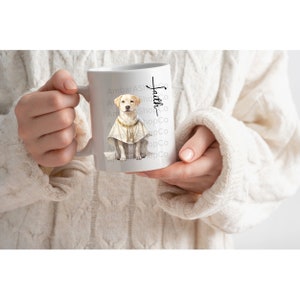 Faith SVG Labrador Retriever SVG Dog Wearing Robe Priest SVG Labrador ...