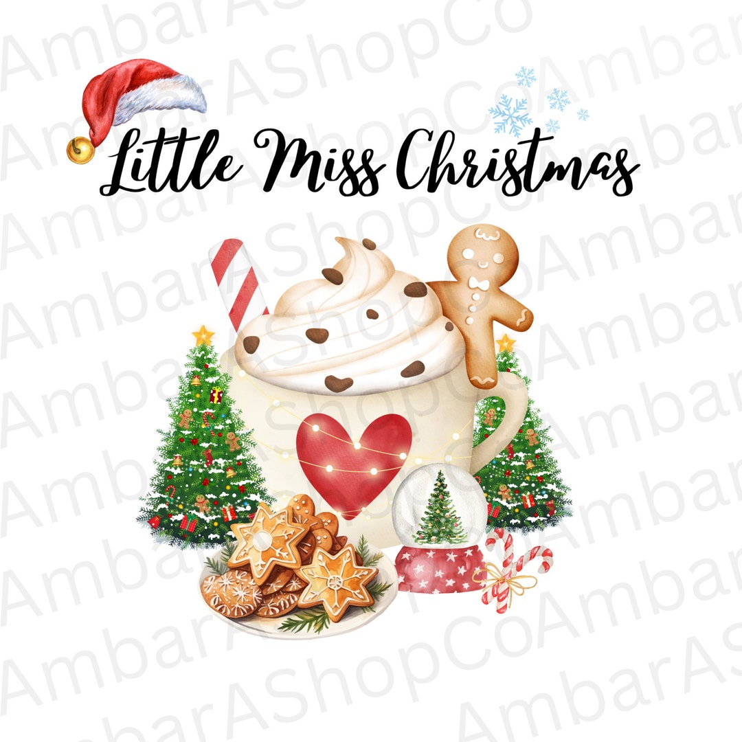 Little Miss Christmas Png Little Miss Gift Little Miss Shirt Little ...
