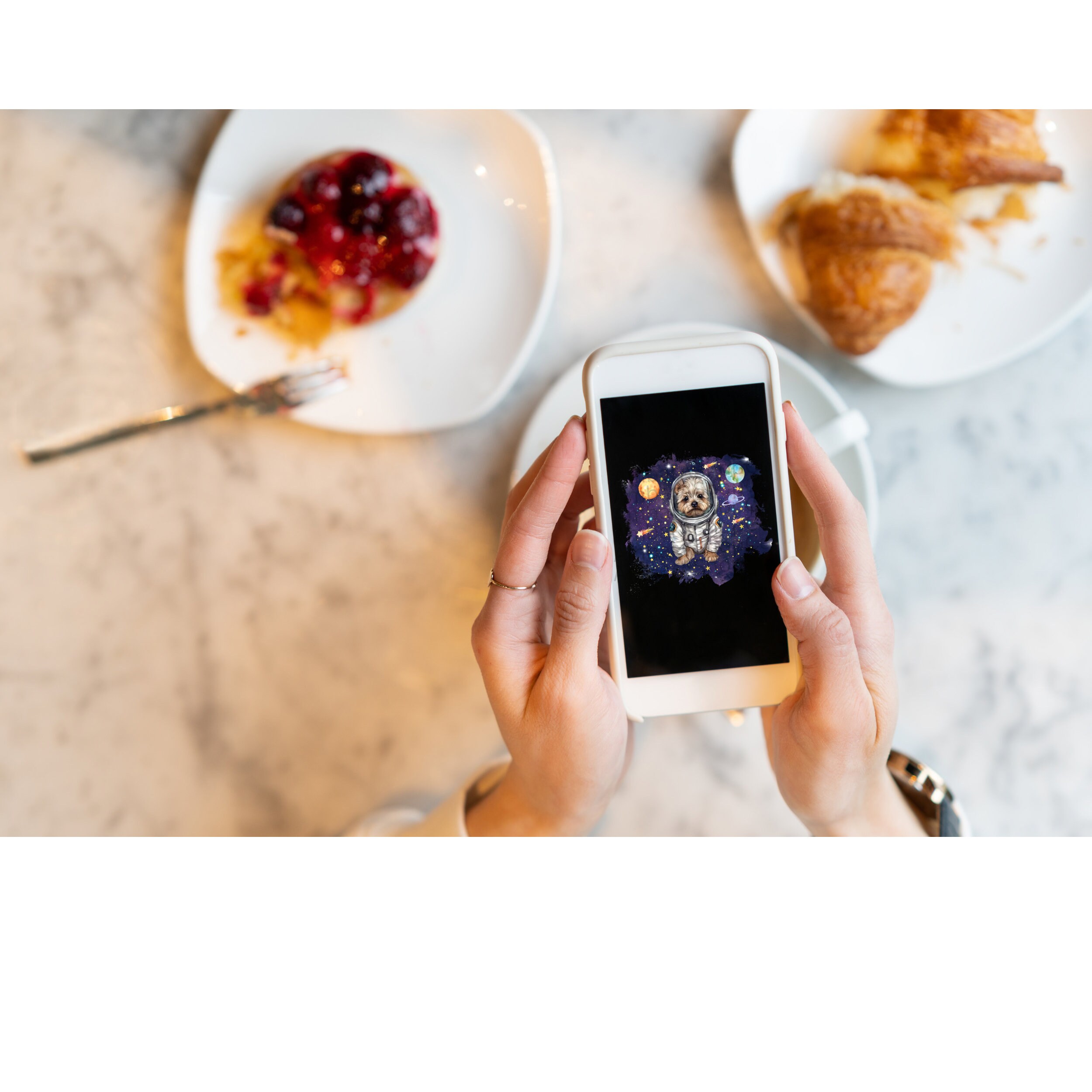 Yorkie in Space Png Yorkshire Terrier Dog Png Yorkie Wearing Spacesuit ...