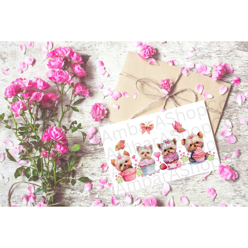Yorkie Png Yorkshire Terrier Svg Cute Yorkie Png Cupcake Png Yorkie ...