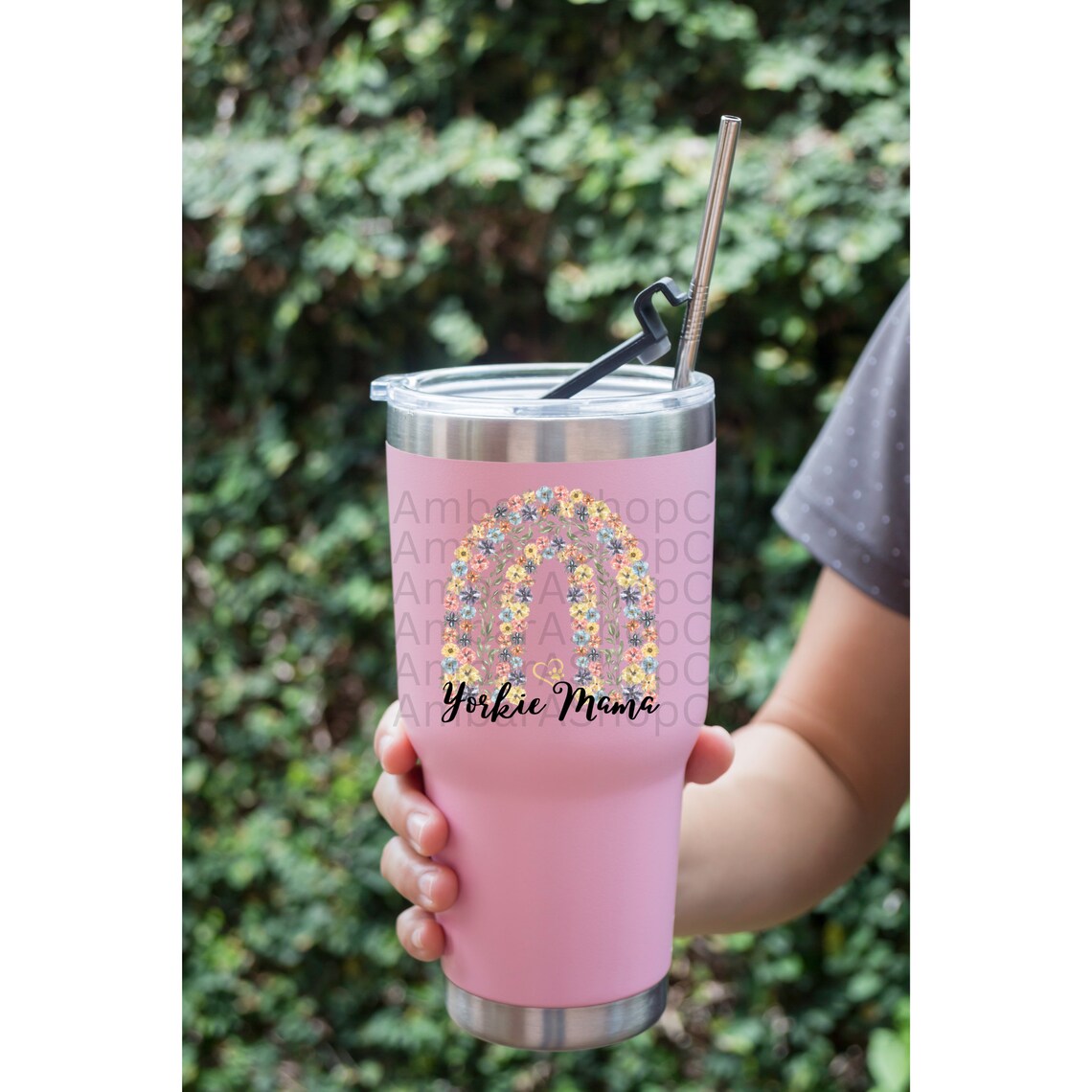 Yorkie Mama Rainbow Png Yorkie Mom Wildflower Rainbow - Etsy