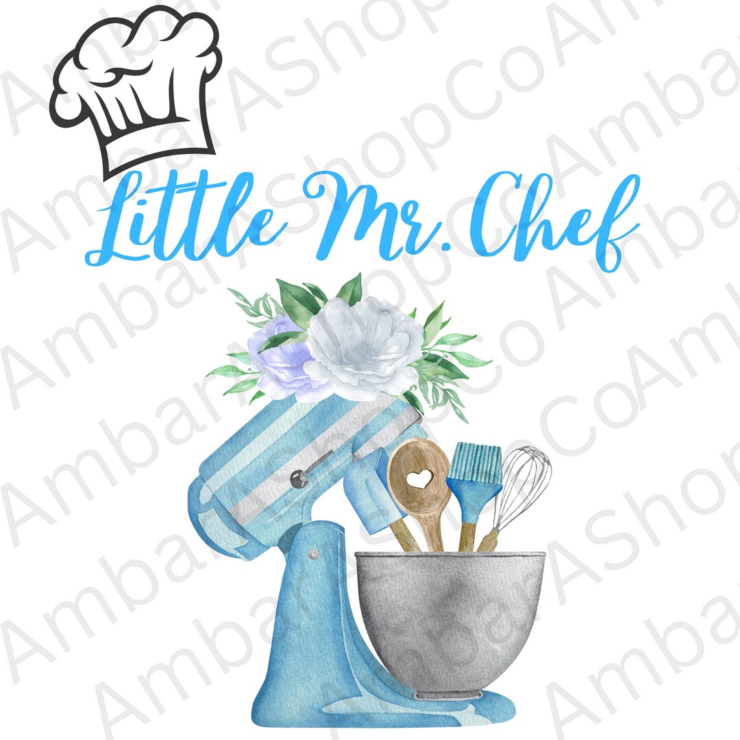 Little Mr. Chef Png Little Boy Cooking PNG Chef Tools PDF Sublimation ...
