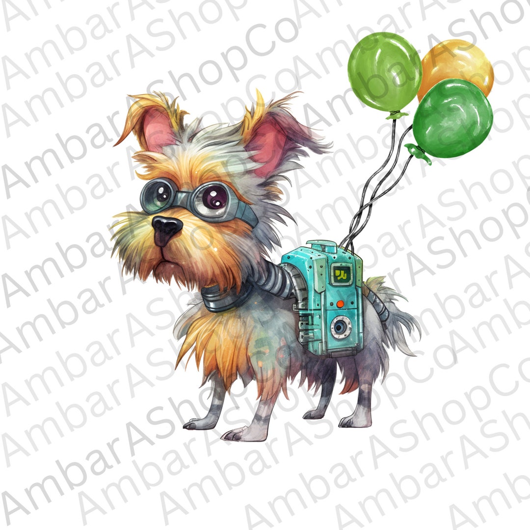 Half Robot Yorkie Png Yorkshire Terrier Robot Yorkie Mom Yorkie Clipart ...