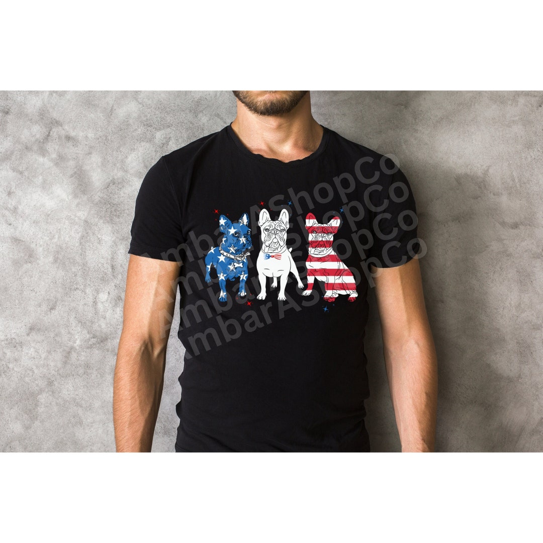 French Bulldog USA PNG Patriotic Frenchie Flag French Bulldog Svg Flag ...