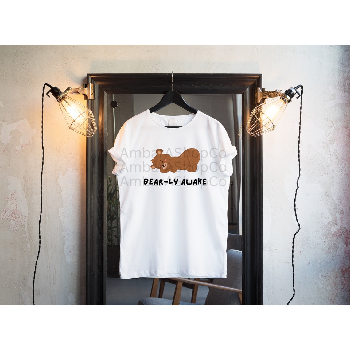 Bearly Awake PNG Brown Bear PNG Bear SVG Awake Png Cute Bear Png Funny ...