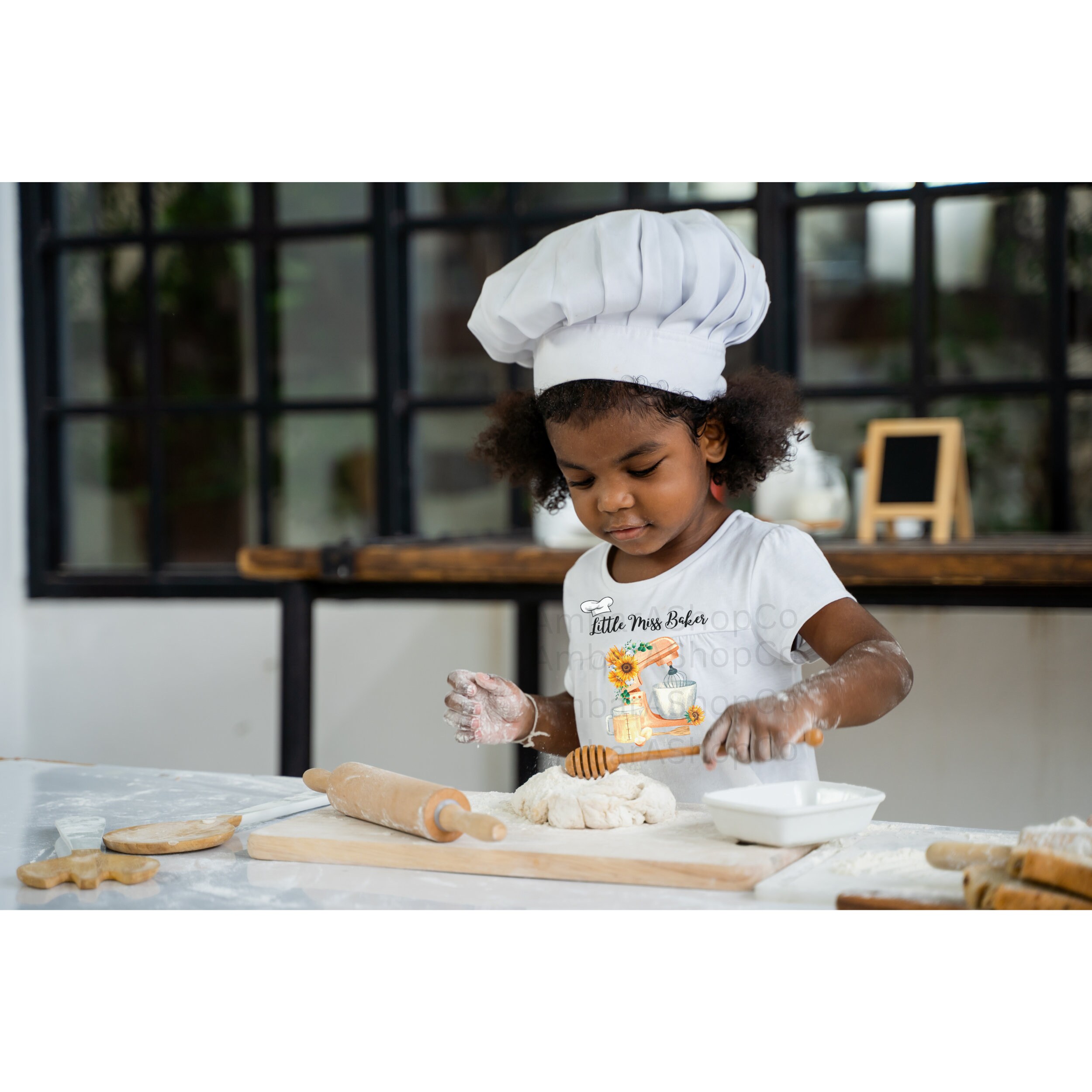 Little Miss Baker PNG Little Girl Cooking PNG Chef Tools PDF ...