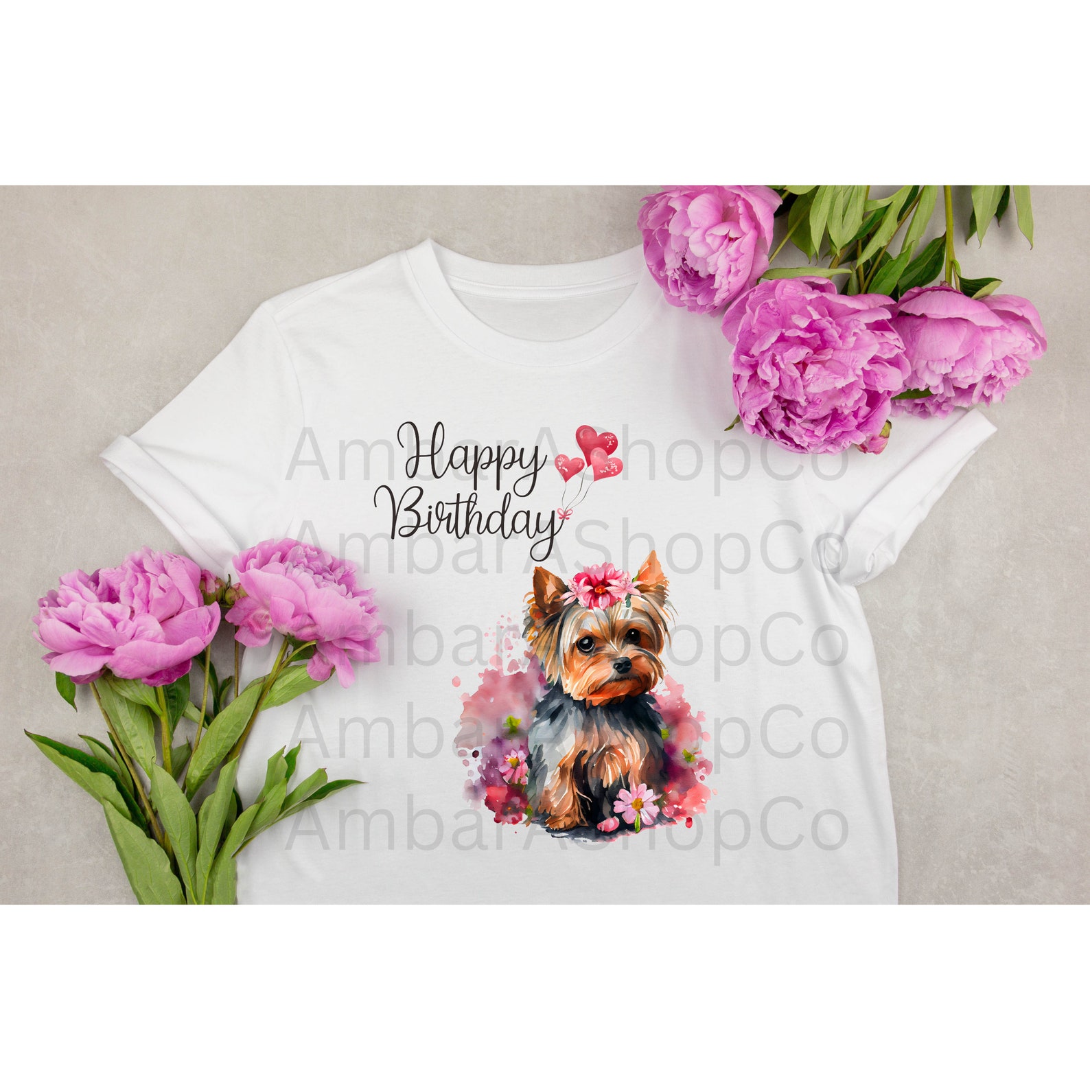 Yorkie Png Happy Birthday Yorkie Yorkshire Terrier Png Digital Download ...