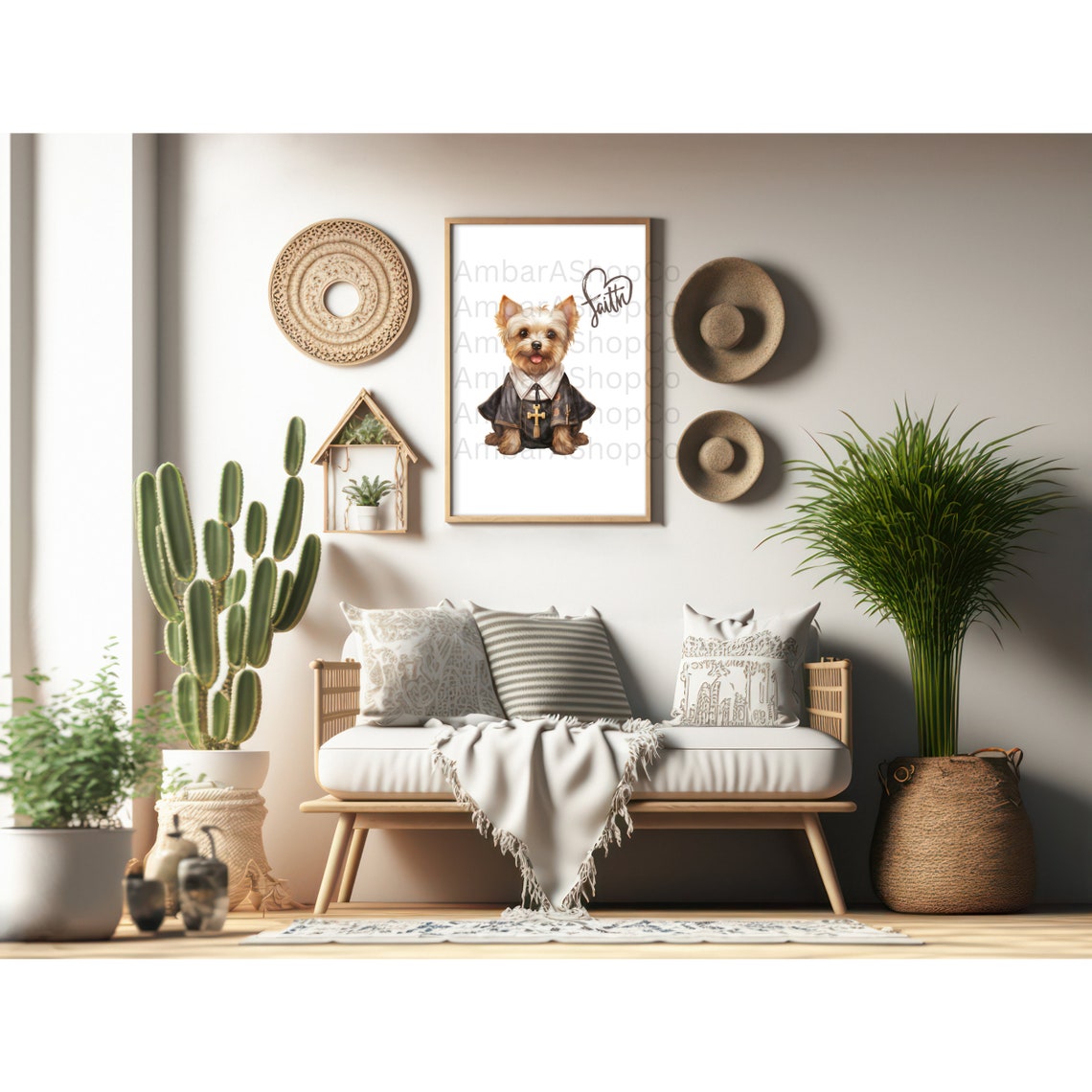 Priest PNG Watercolor Yorkie Priest Faith Png Christian Dog - Etsy