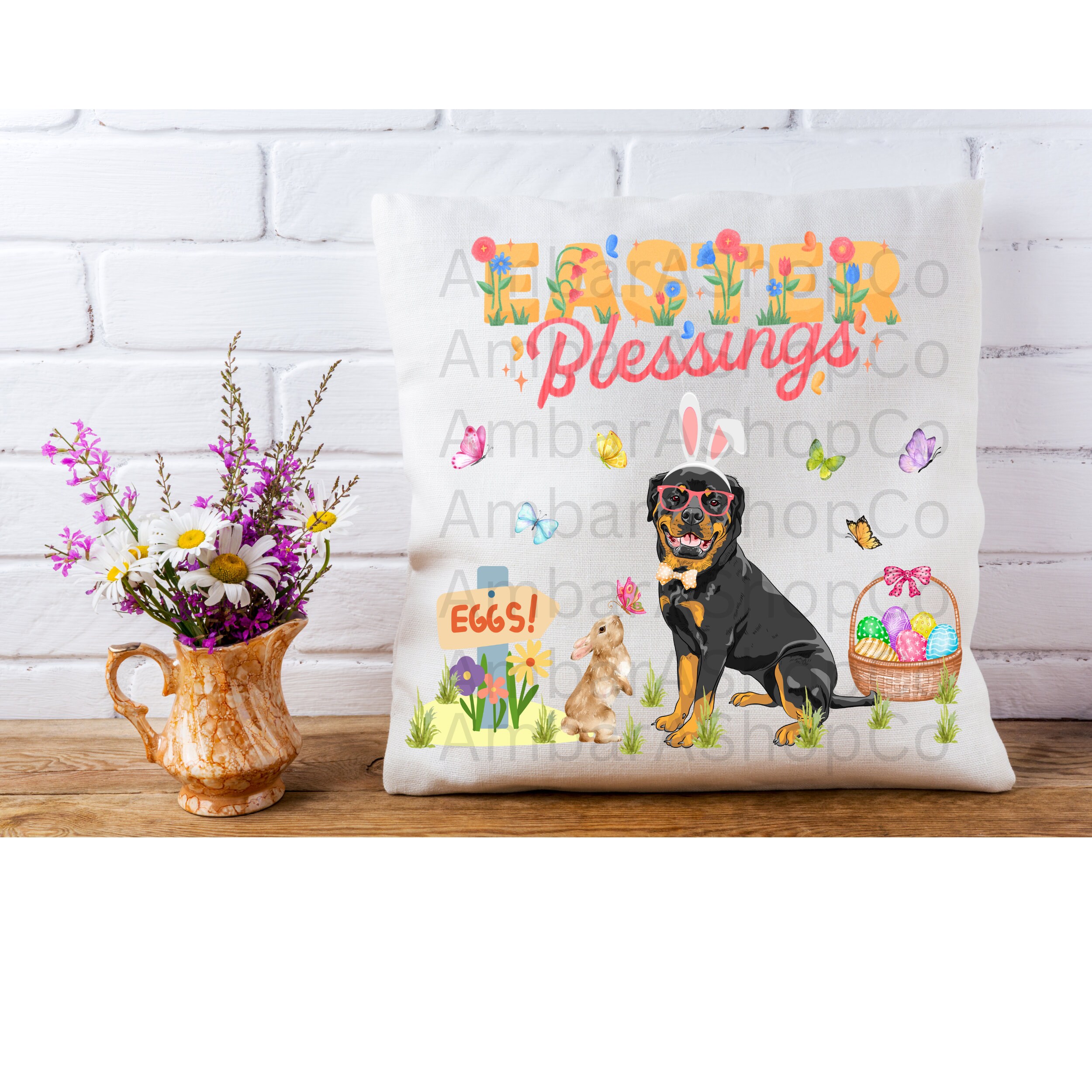 Easter Blessings Rottweiler Png Easter Blessing Png Rottweiler Png ...