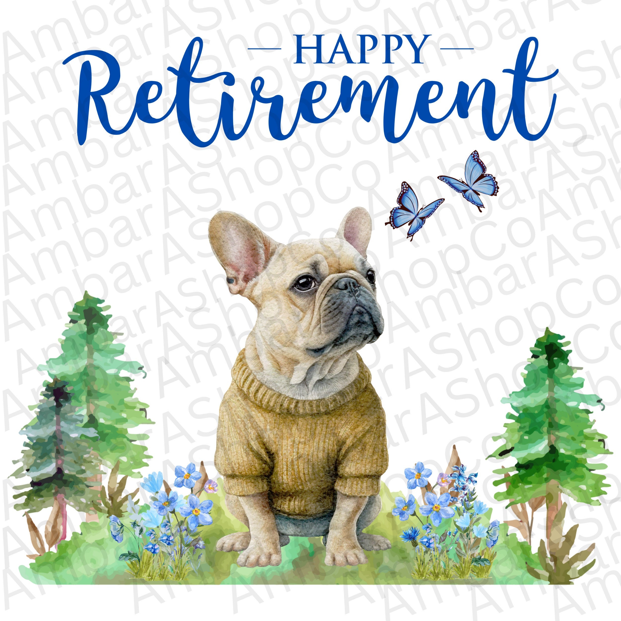 Happy Retirement Png Officially Retired Png French Bulldog Png Frenchie ...