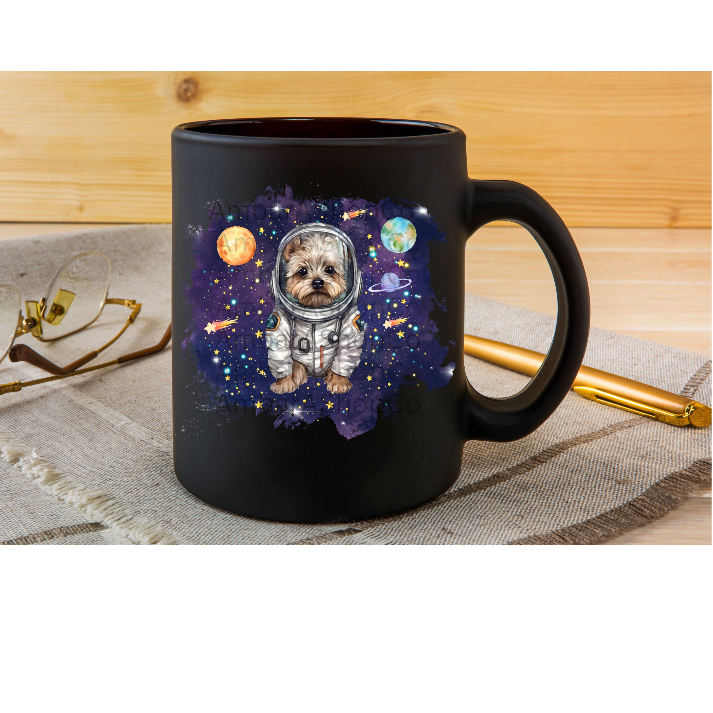 Yorkie in Space Png Yorkshire Terrier Dog Png Yorkie Wearing Spacesuit ...