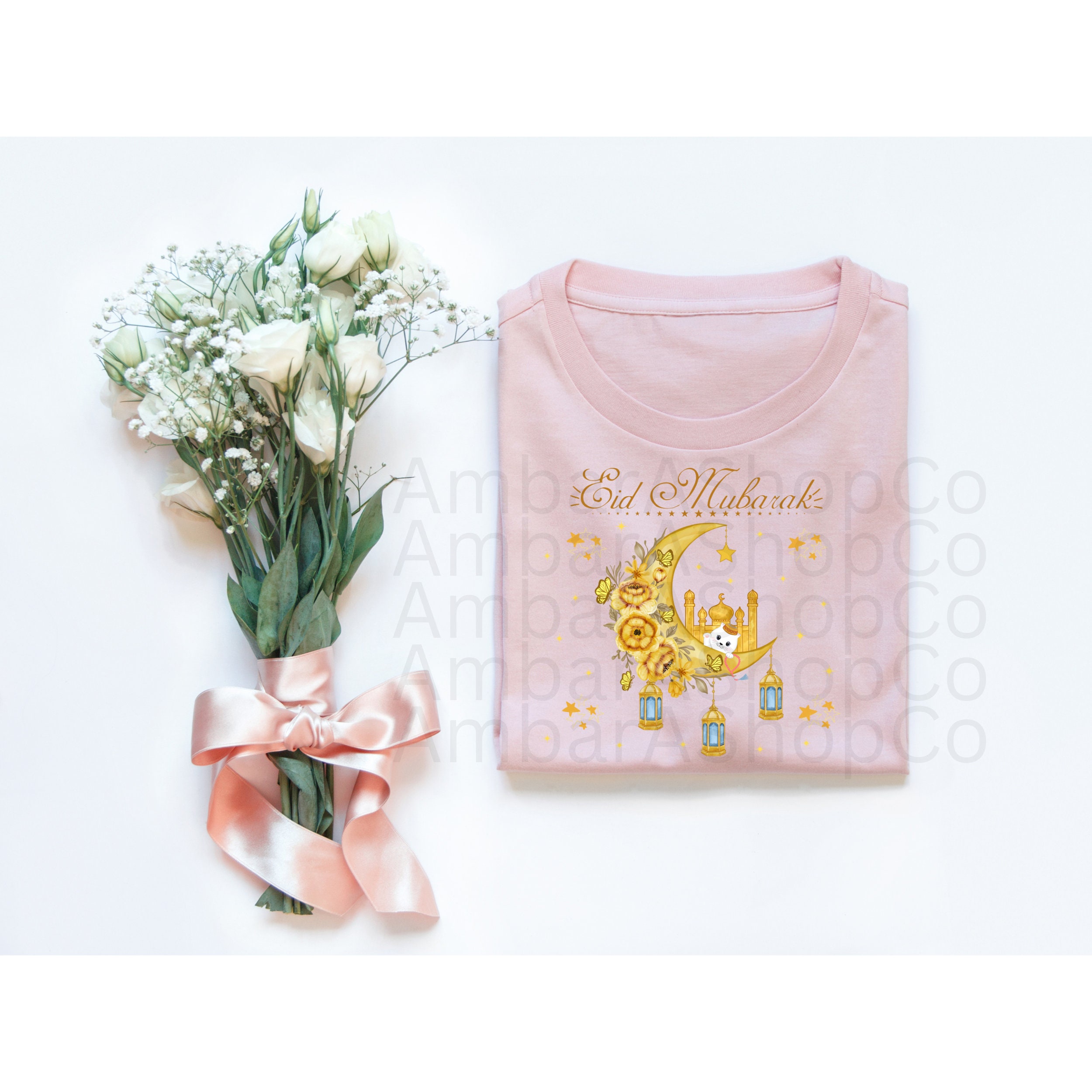 Eid Mubarak Kitty Png Eid Mubarak Svg Floral Eid Kitty Peekaboo Eid Gift Eid Svg Eid Al Fitr ...