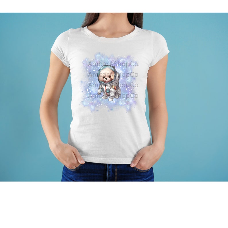 Poodle Wearing Spacesuit Png Poodle in Space Poodle Astronaut Dog in ...