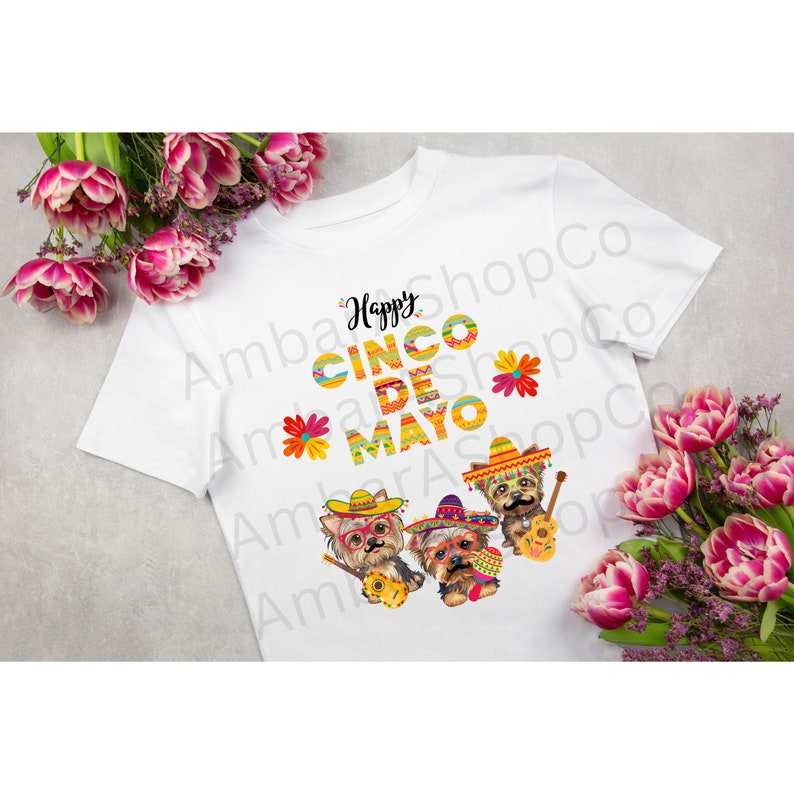 Cinco De Mayo Png Fiesta Png Yorkie Png Digital Download Yorkshire ...