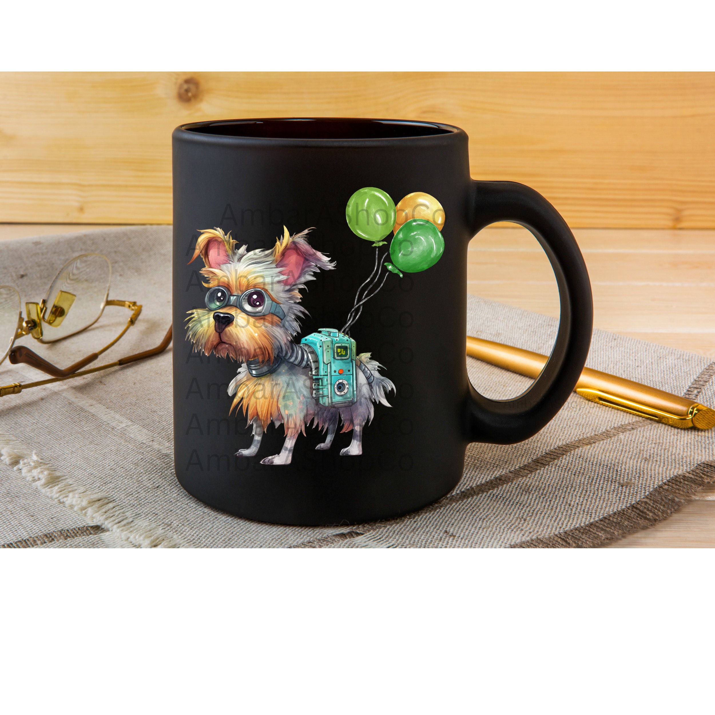 Half Robot Yorkie Png Yorkshire Terrier Robot Yorkie Mom Yorkie Clipart ...