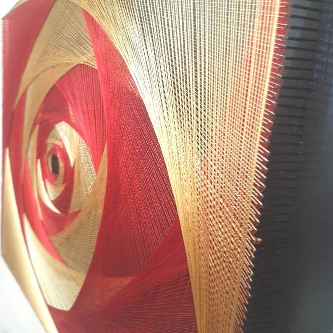 String Art-rose of Space-3d Art, Mandala Art Wall Hanging , Sacred ...