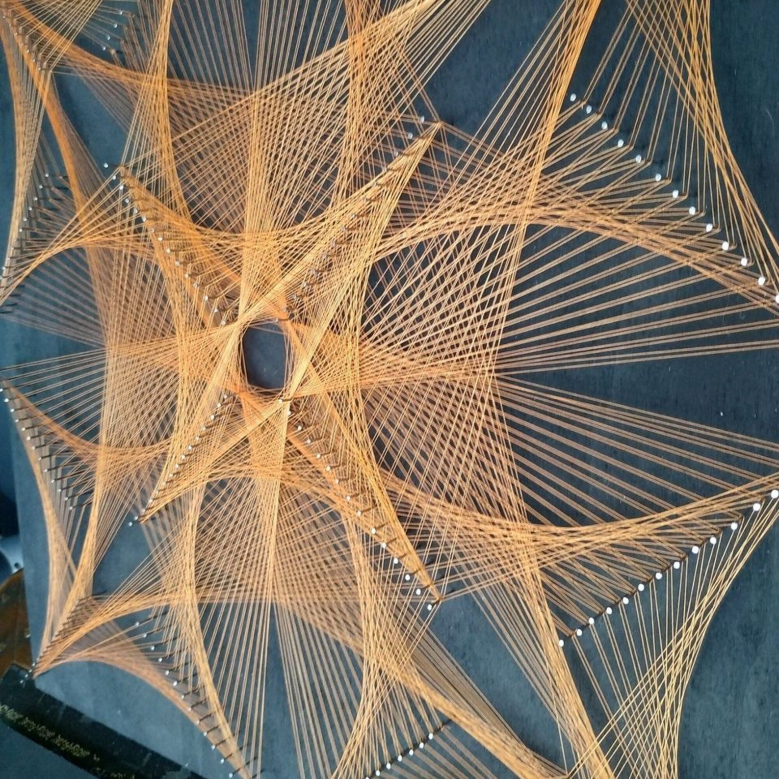 String Art Wall Hanging, Sacred Geometry, Abstract Wall Art, Meditation ...