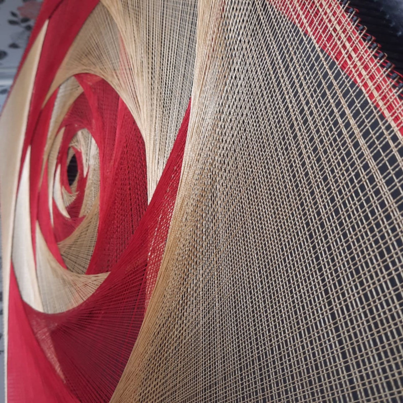 String Art-rose of Space-3d Art, Mandala Art Wall Hanging , Sacred ...