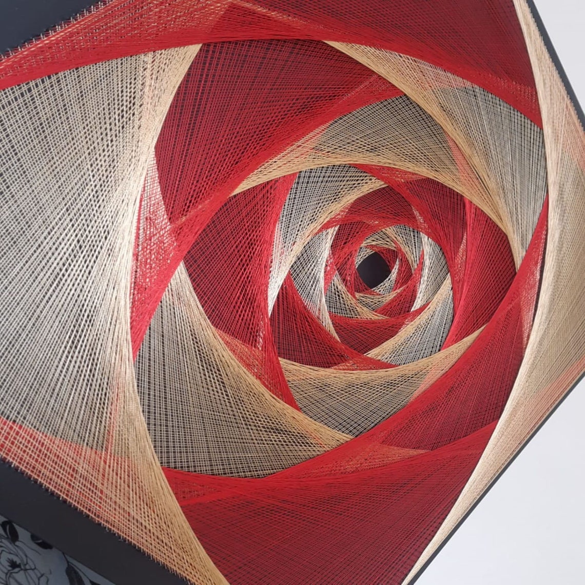 String Art-rose of Space-3d Art, Mandala Art Wall Hanging , Sacred Geometry Wall Art, Meditation ...