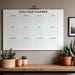 Minimalist Large Wall 2026 Yearly Calendar: Landscape Planner ...