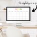 Undated March Rainbow Calendar: Printable Planner (digital Download) - Etsy