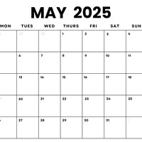2026 Monthly Calendar Landscape Elegant PRINTABLE PDF - Etsy