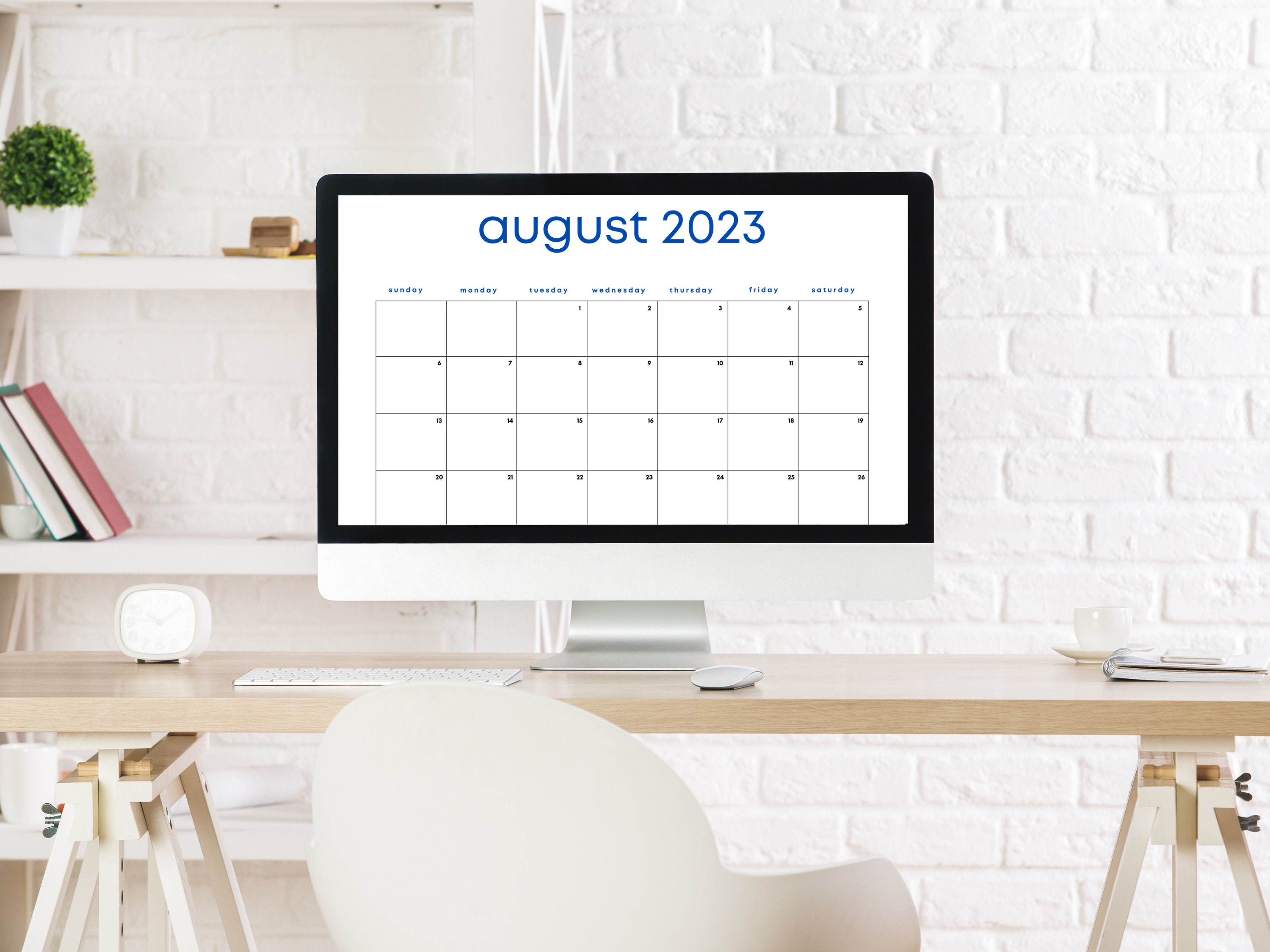 2023 Monthly Printable Calendar Color Printable Planner PDF 2023 ...