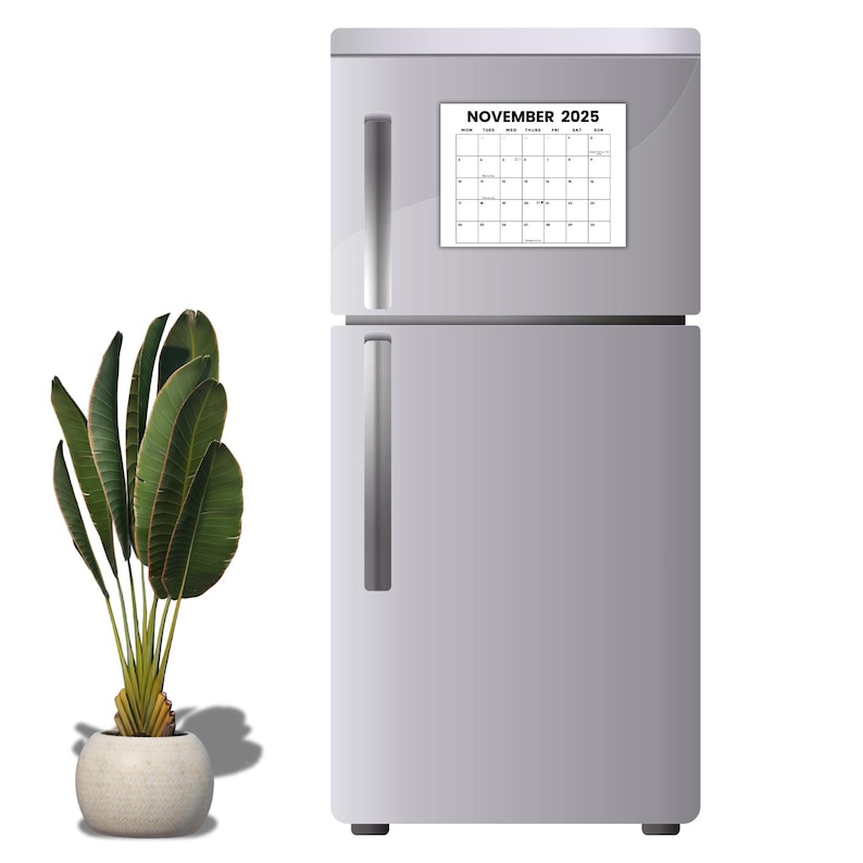 November 2025 Minimalist Calendar: US Holidays & Moons (printable PDF ...