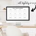 Minimalist Large Wall 2026 Yearly Calendar: Landscape Planner ...