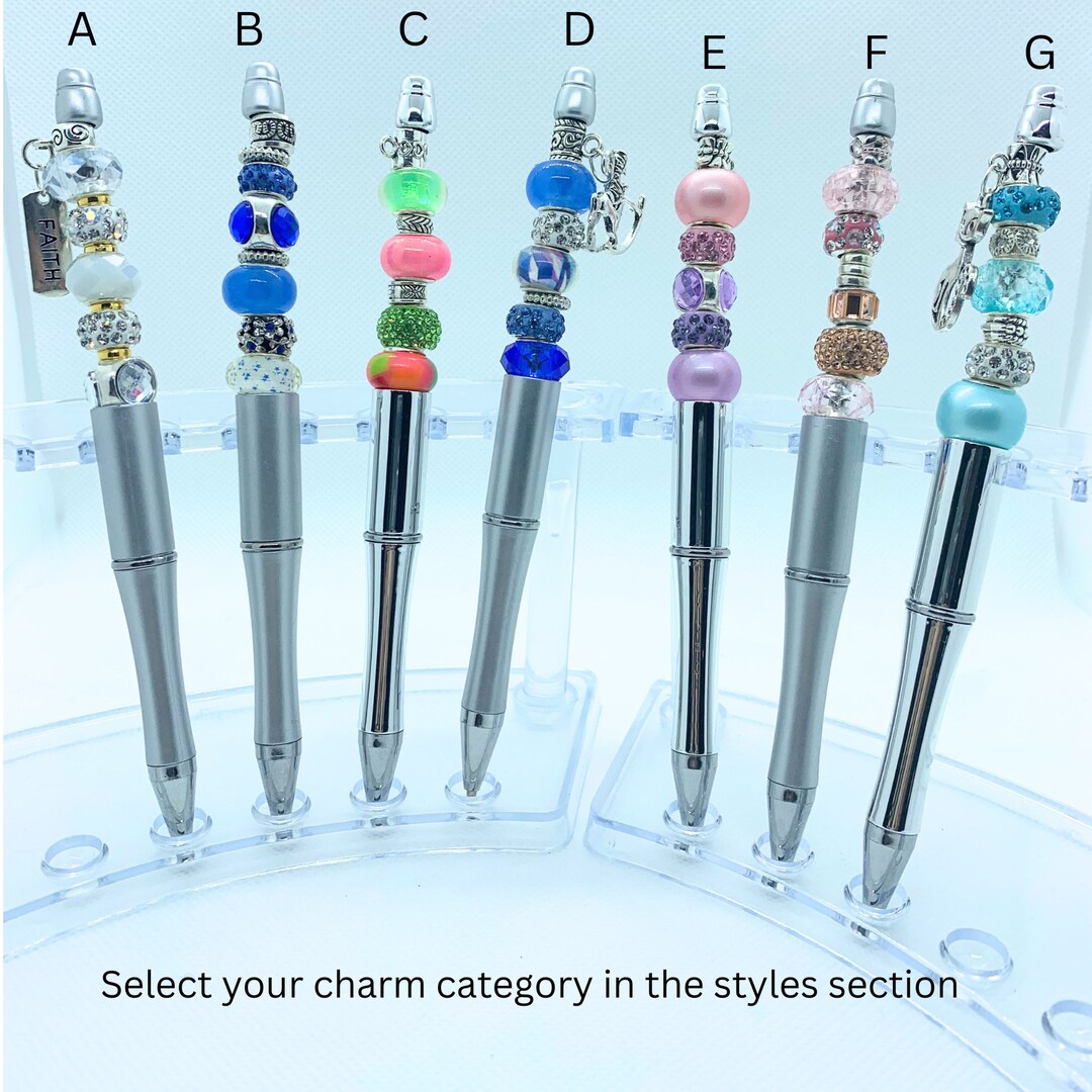 Bejeweled Silver Writing Pens - Etsy