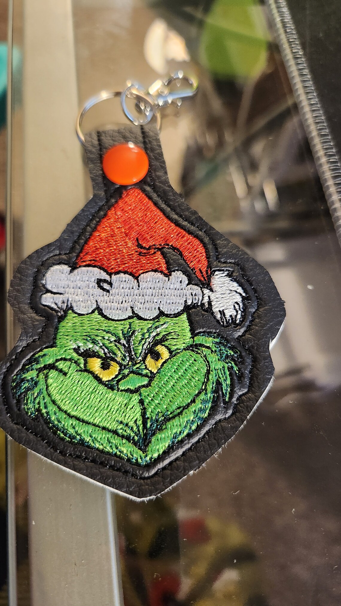 The Grinch Keychain Chirstmas Theme - Etsy