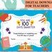 100 Days of School Certificate of Completion, Teacher Printable for ...