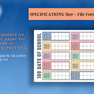 100 Days of School Counting Ten Frames Activity, Printable for Teachers ...