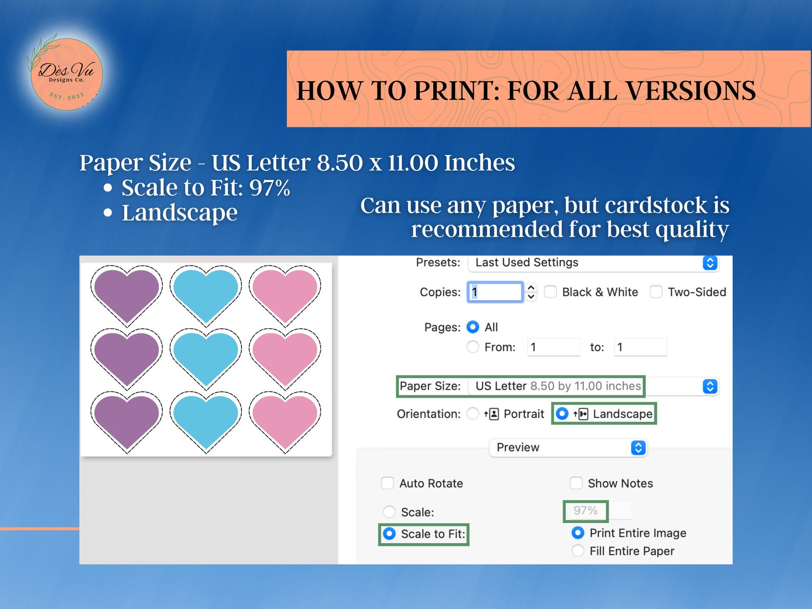 Printable Cutout Hearts, Valentine's Day Cards for Teachers, Diy V-day ...