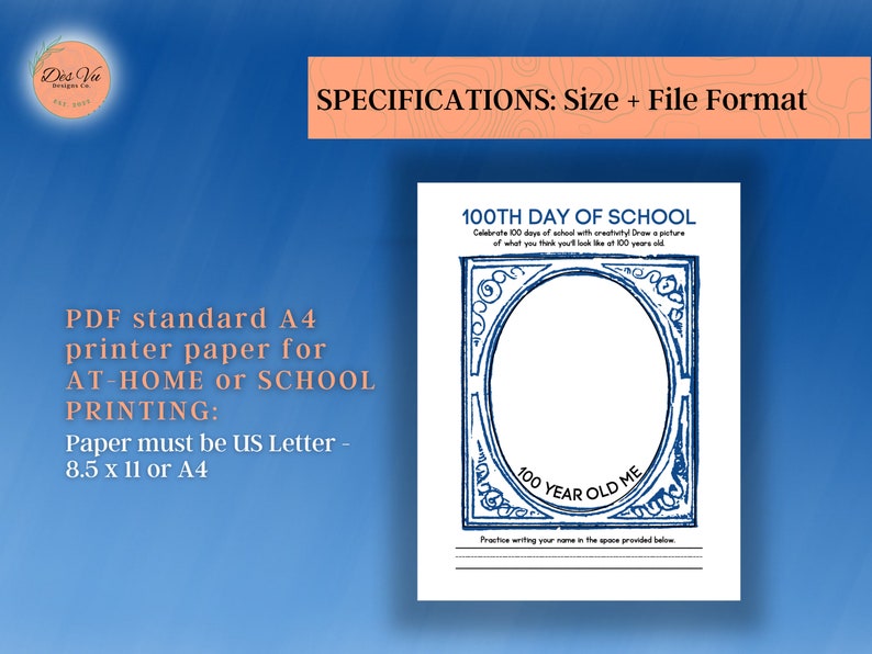 100th Day of School Drawing and Writing Activity, Printable's for ...