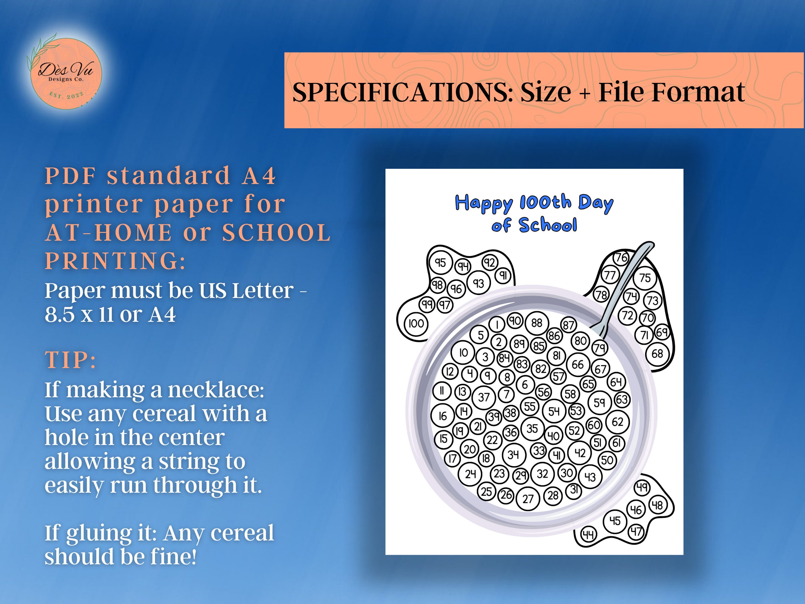 100th Day Of School Activity Printable For Teachers Cereal 100 Days 100th Day Of School Activity Printable For Teachers Cereal 100 Days