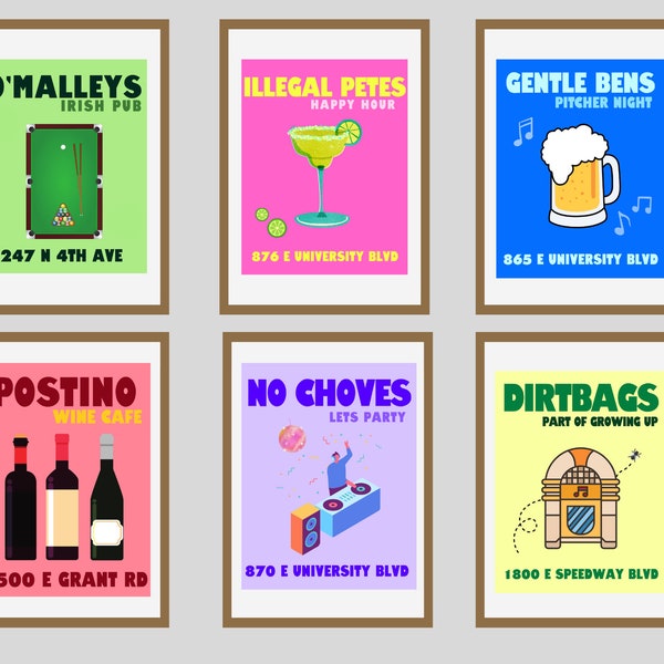 University of Arizona Posters - Etsy