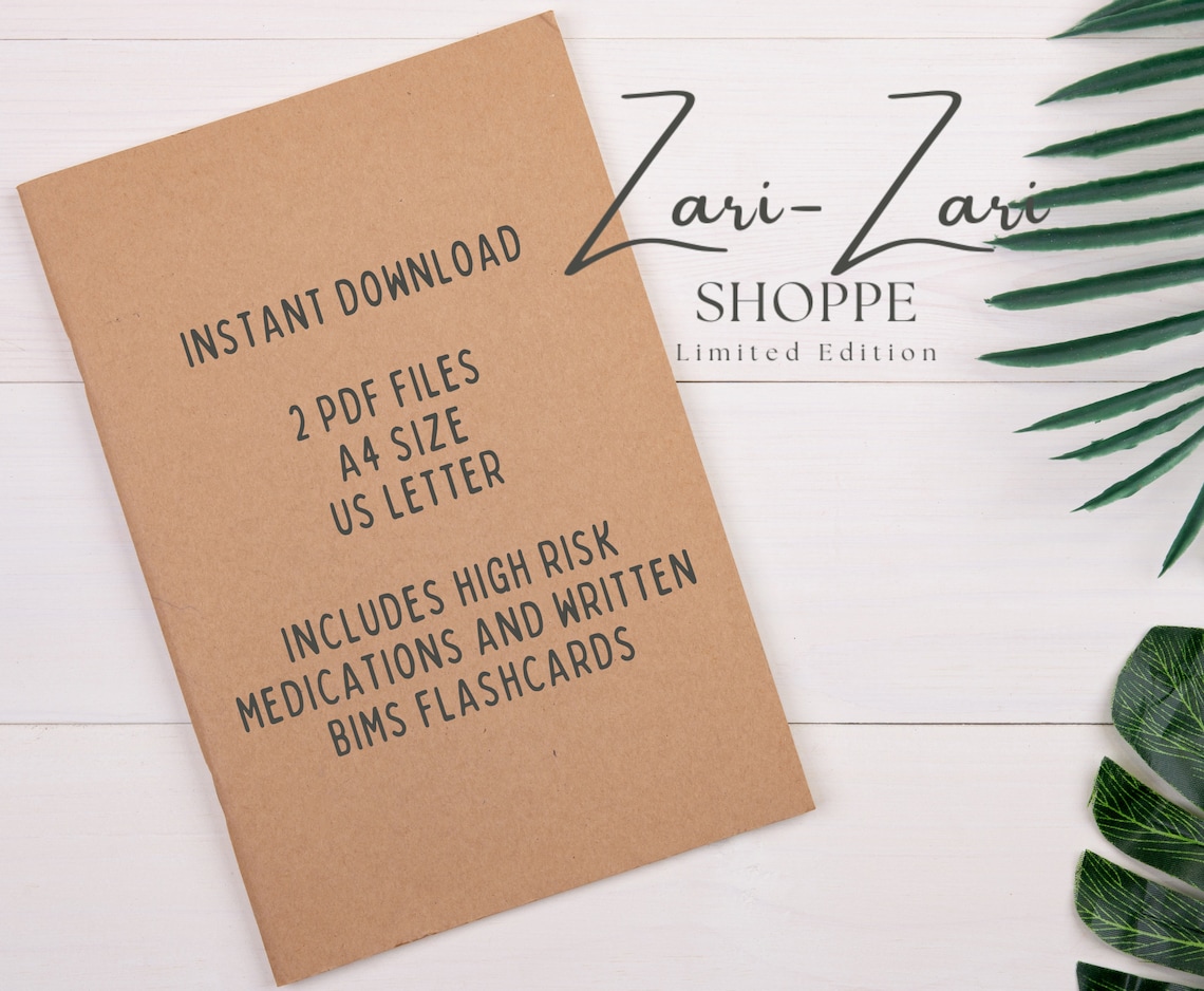 New OASIS E Cheat Sheet With High Risk Medications and Written BIMS ...