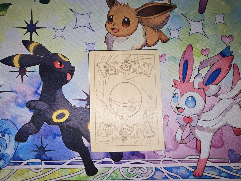 Laser Engraved Wooden Gengar Pokémon Card – Custom Collectible Art - Etsy