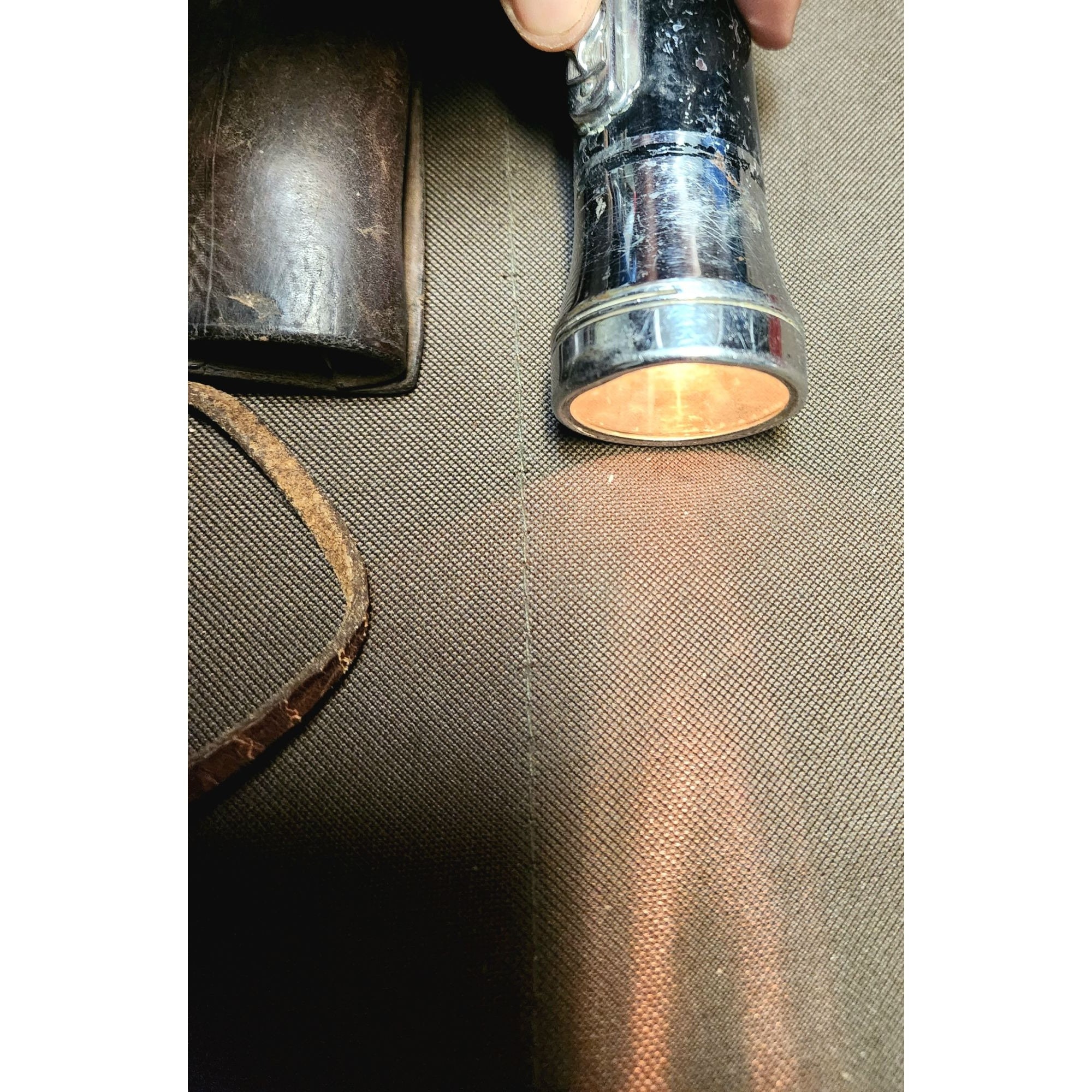 WWI US Army and Handmade Holsters W/ Early 1900s Working Eveready ...