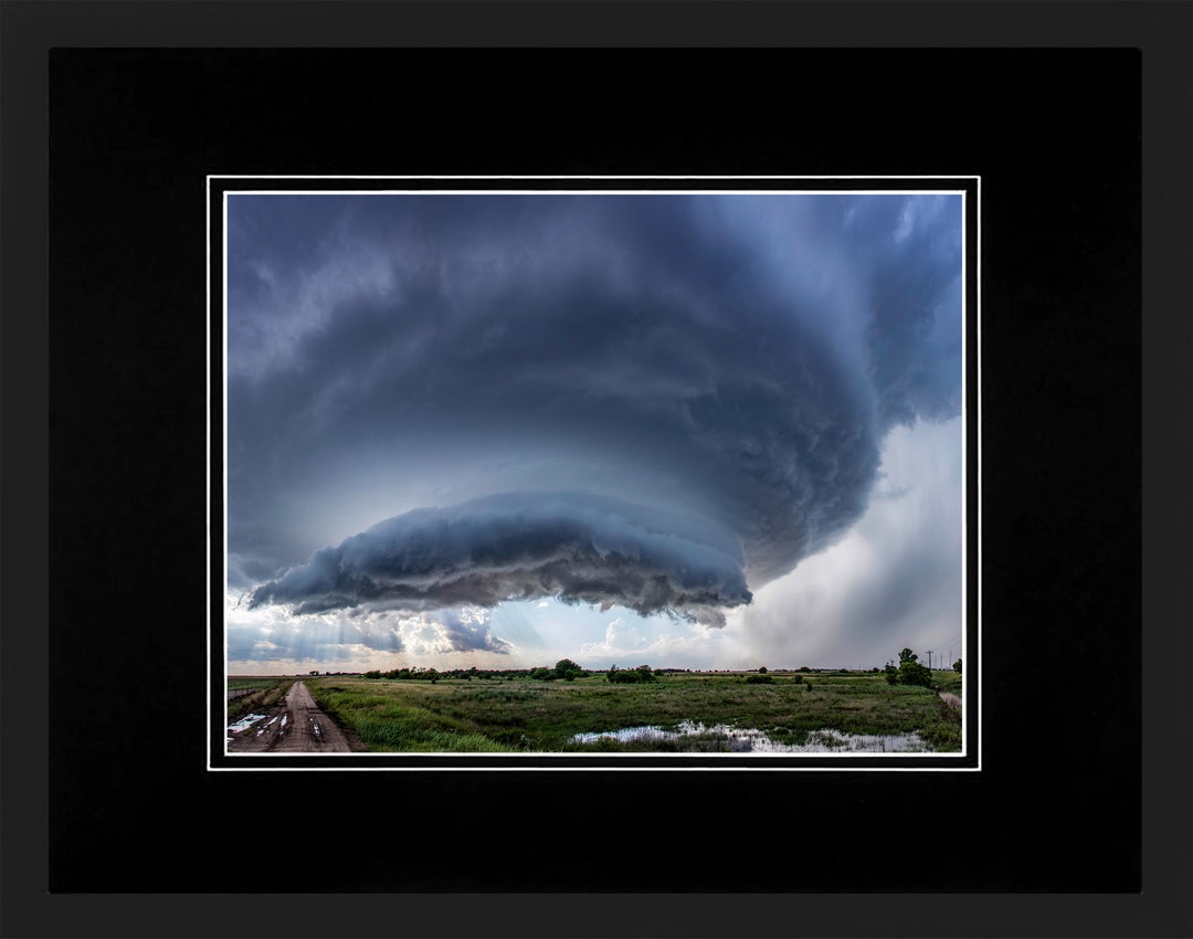 Kansas Supercell Storm Mesocyclone Storm Weather Sky Landscape Scenic ...