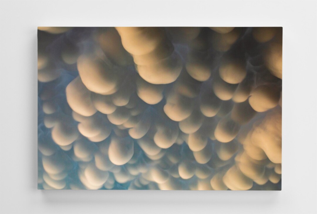 Mammatus Clouds Weather Supercell Storm Sky Rare Oklahoma Medium/canvas ...