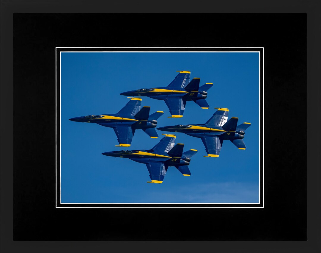 Blue Angels US Navy F18 Hornet Jet Diamond Pass Photo/print - Etsy