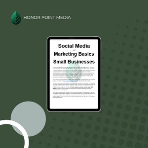 Social Media and Marketing Basics for Small Businesses Digital Workbook ...