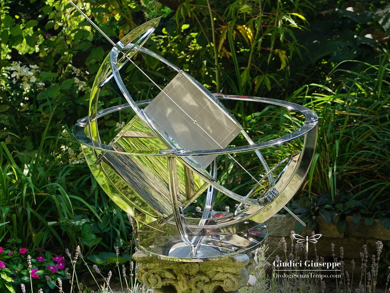 Mirror Polished Stainless Steel Armillary Sphere – Complex Dial - Etsy